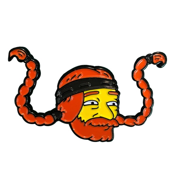 Accessories | Simpsons Willie Nelson Enamel Pin | Poshmark